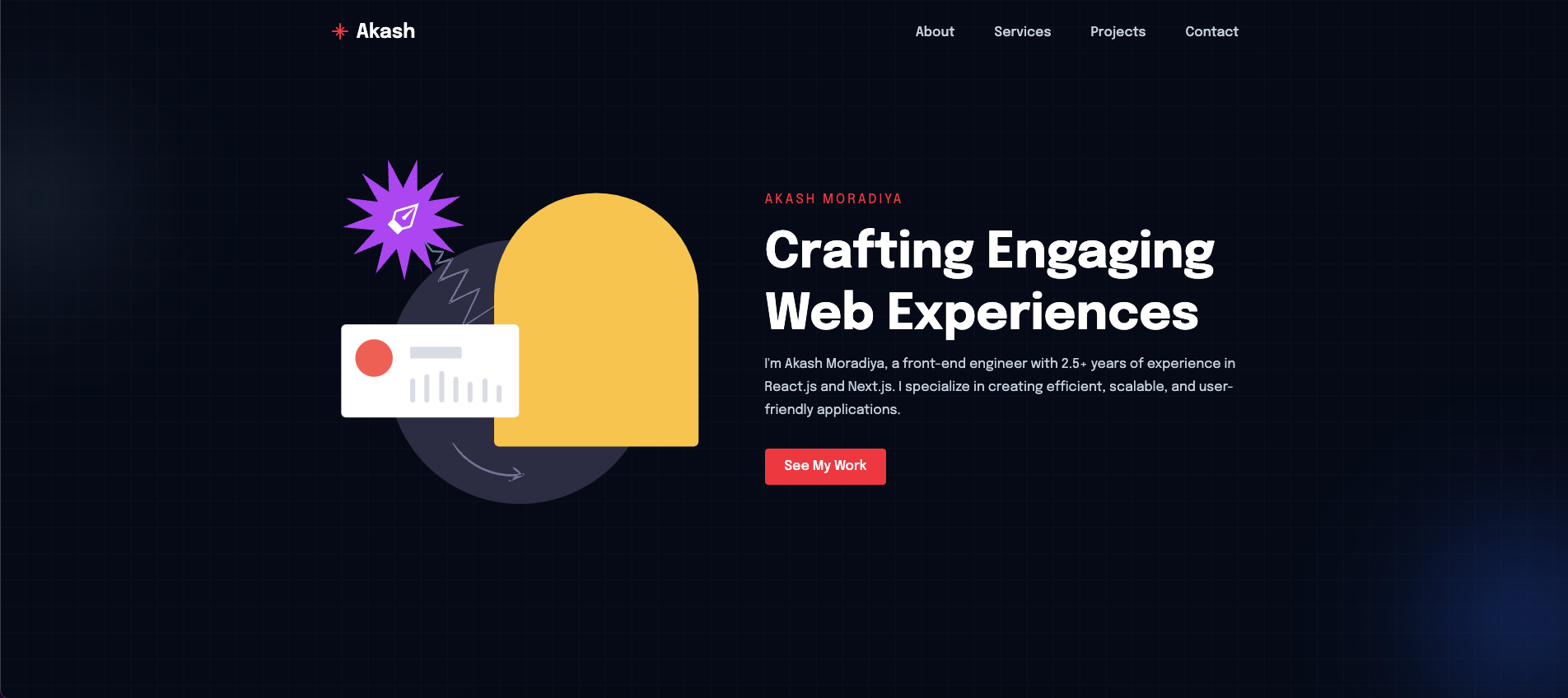 Akash Moradiya | React.js/Next.js Developer